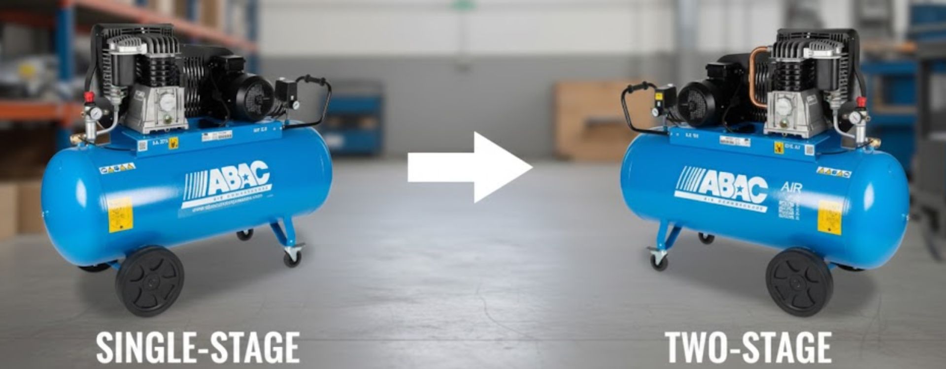 Single-Stage vs Two-Stage Air Compressor | Delta Industrial Tools UAE ...